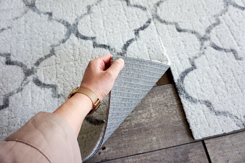 【JOINT RUGS-ジョイントラグス-】おしゃれなデザインのユニットラグ50cm角x6枚入り＜SAHEL サヘル＞